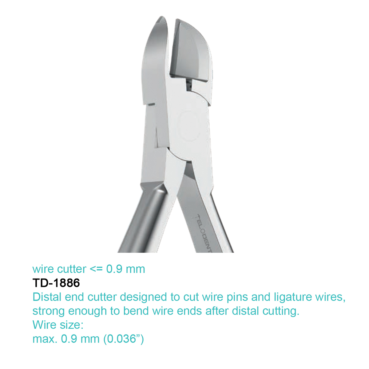 Versatile hard wire cutter. – Telo Dent Instruments